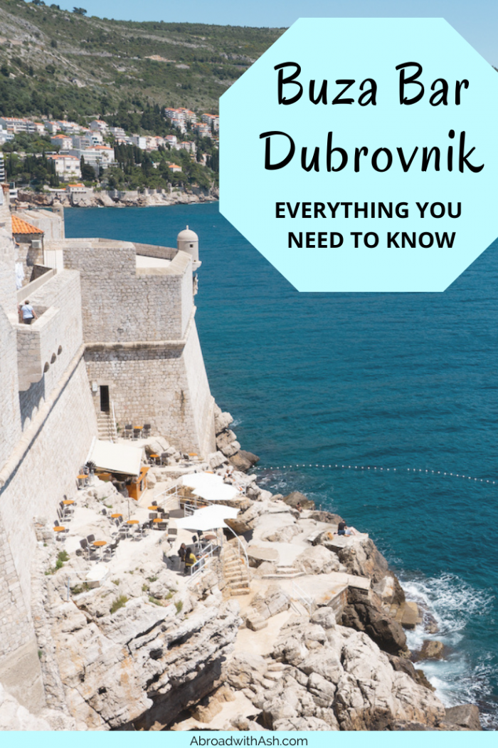 Buza Bar Dubrovnik | Cliff Jumping and Sunset Views • Abroad with Ash