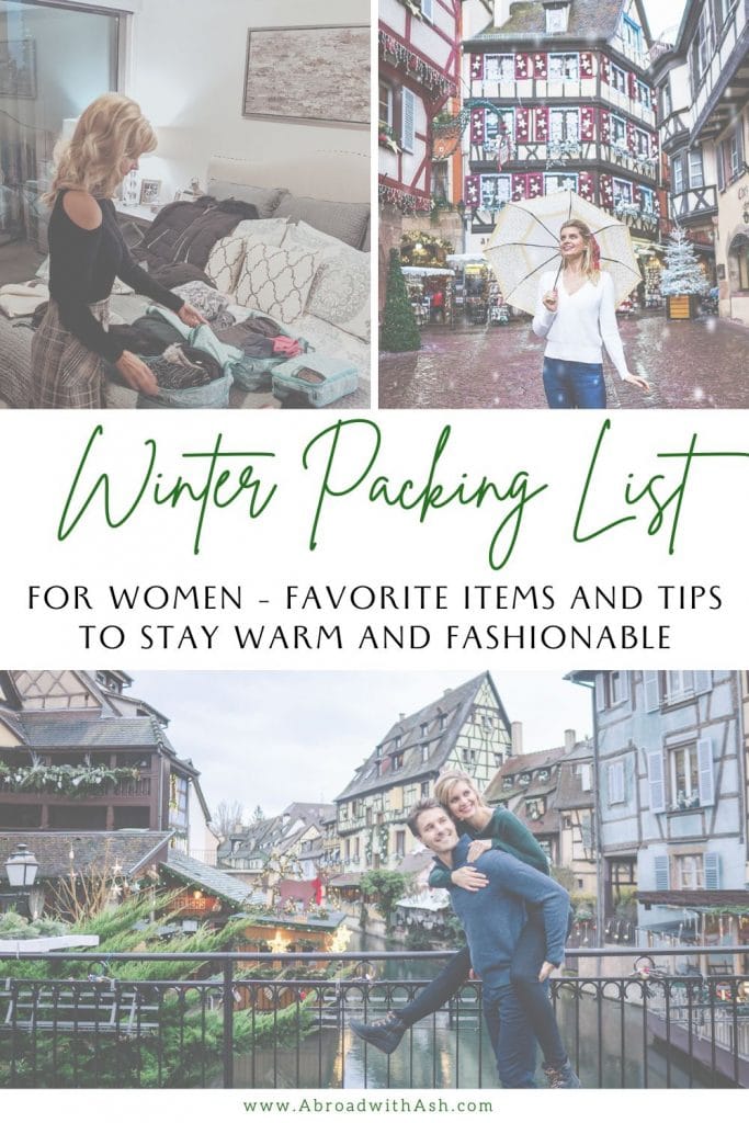 Winter Packing List for Europe | Travel Must-Haves for Women • Abroad ...