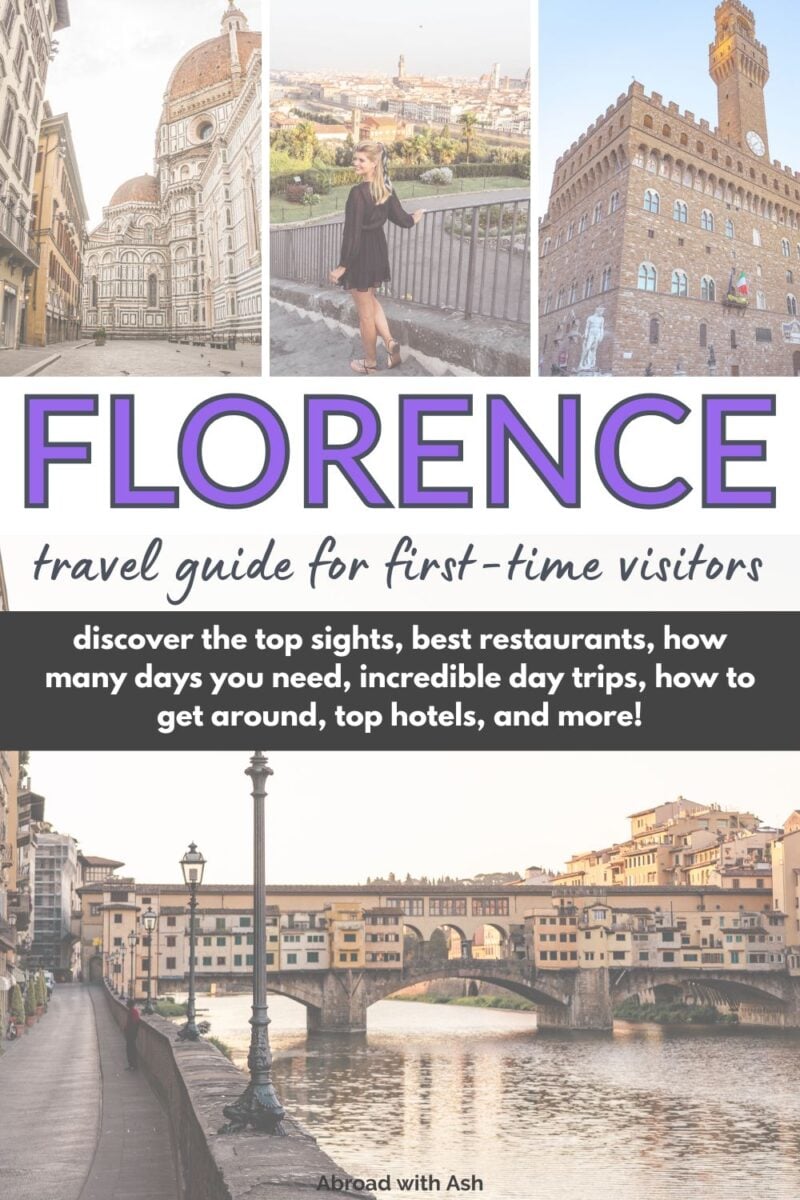Travel Guide for Florence, Italy | Perfect for First-Time Visitors ...